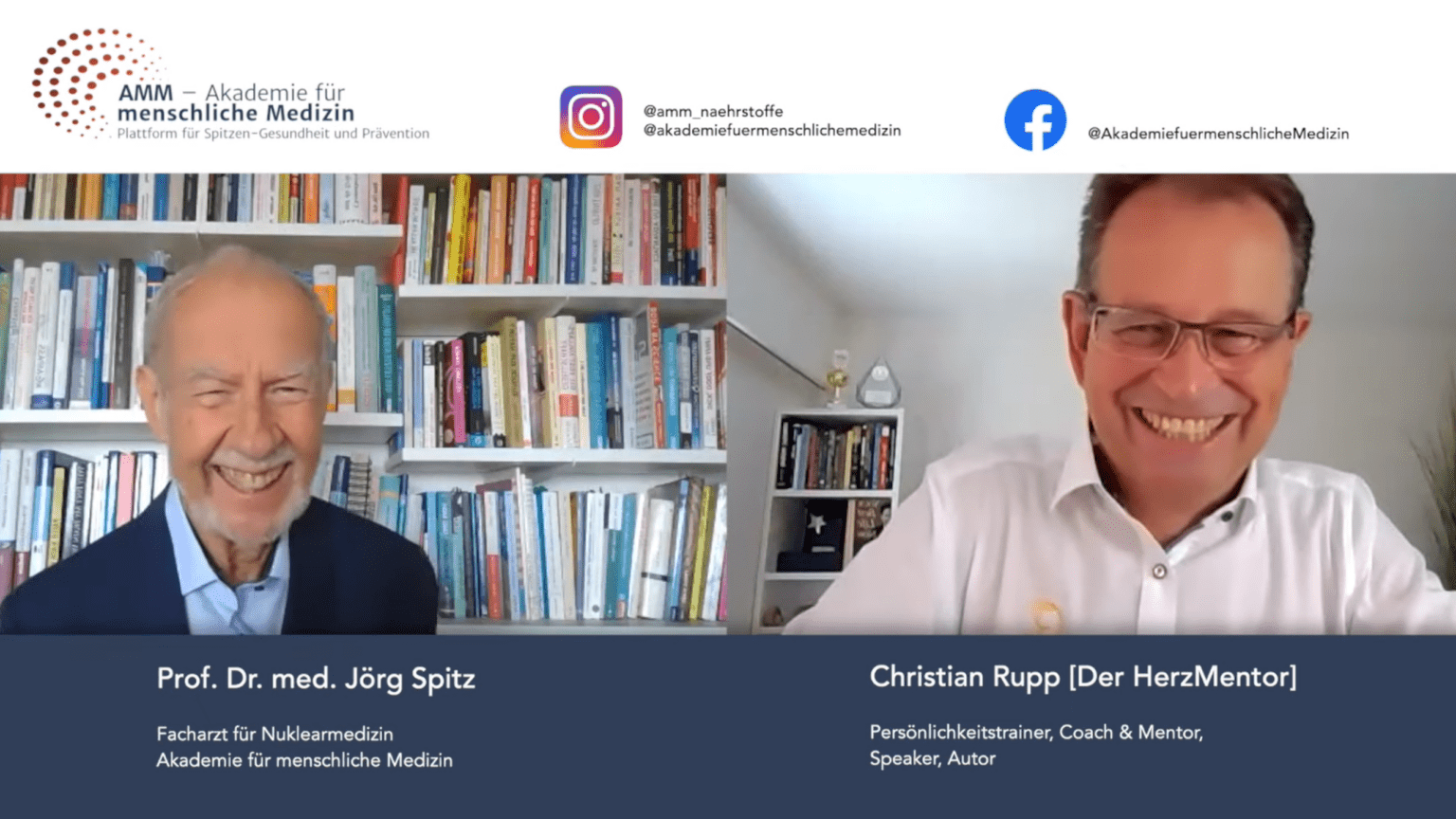 Spitzengespräch mit Prof. Dr. med. Jörg Spitz - Christian Rupp ...